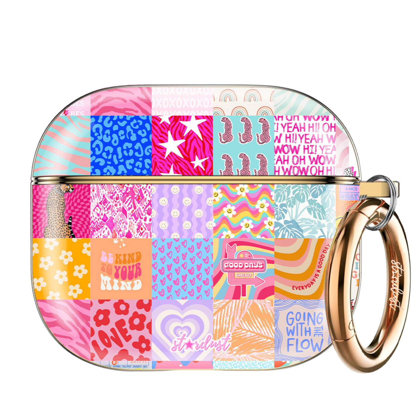 Preppy Collage AirPods Case